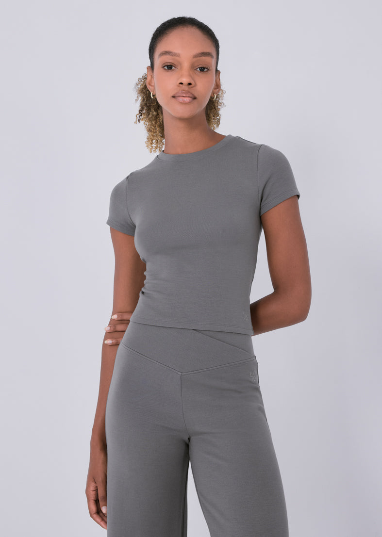 Women's Tee Pebble Grey – LC USA