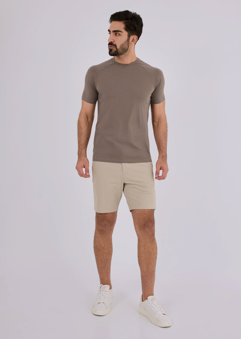Men Adapt Shorts Classic Fit -8"R Beige – LC USA