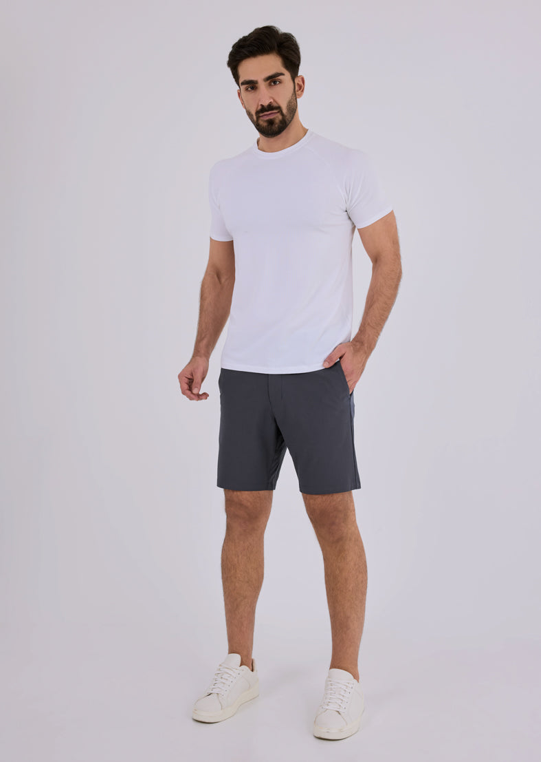 Men Adapt Shorts Classic Fit -8"R Charcoal – LC USA